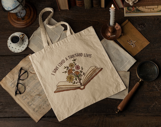 Bookish Tote Bag Reading Tote Bag Trendy Tote Bag Booktok Tote Bag ...