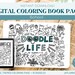 Digital Coloring Book Bundle Printable Sheets PDF Procreate Download ...