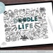 Digital Coloring Book Bundle - Printable Sheets PDF - Procreate ...