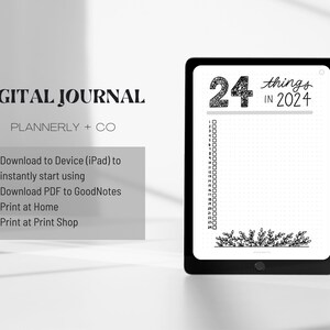 2024 Pre-made Digital Journal - Digital Download - Etsy