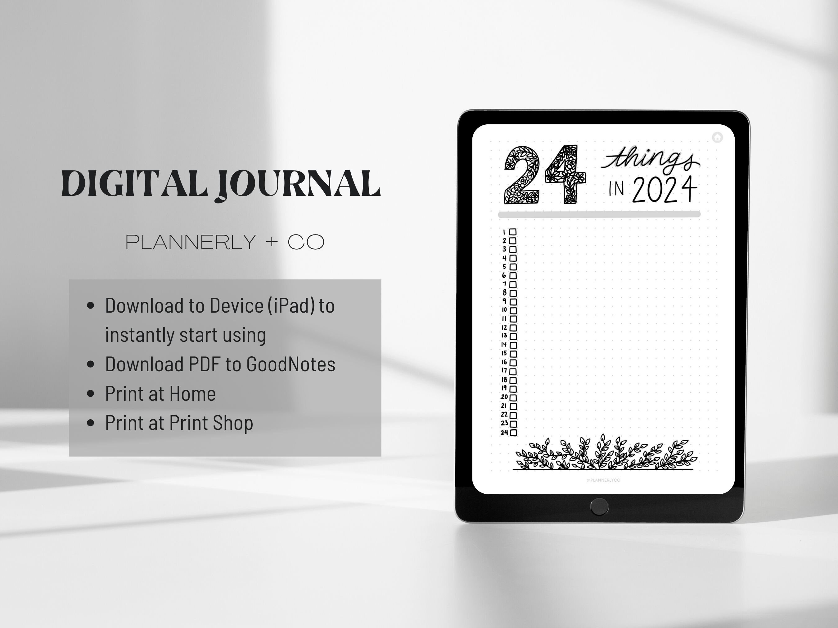 2024 Pre-made Digital Journal - Digital Download - Etsy