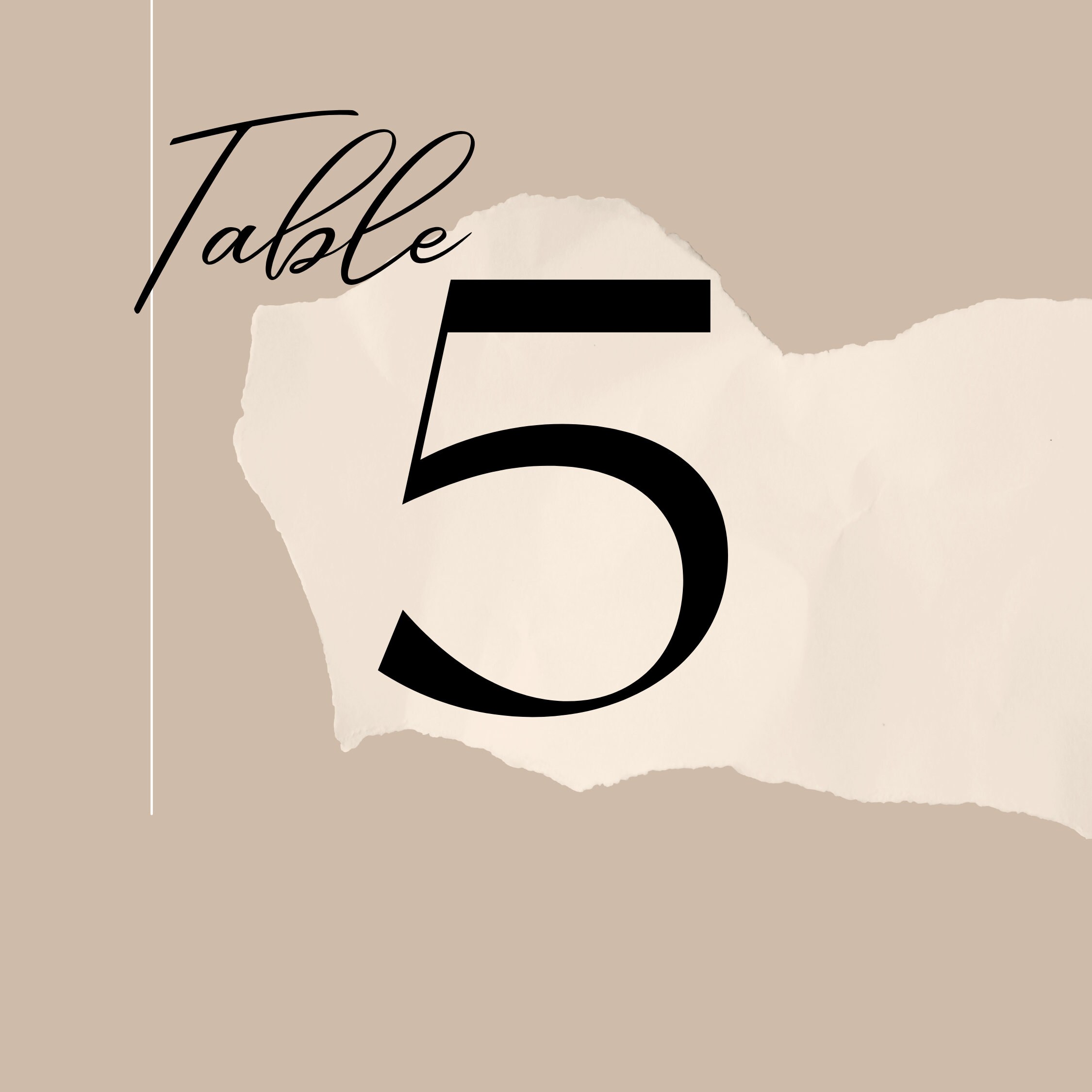 Clay Theme Table Numbers Cards 1-30 in 5x5 Wedding Table Number Cards ...