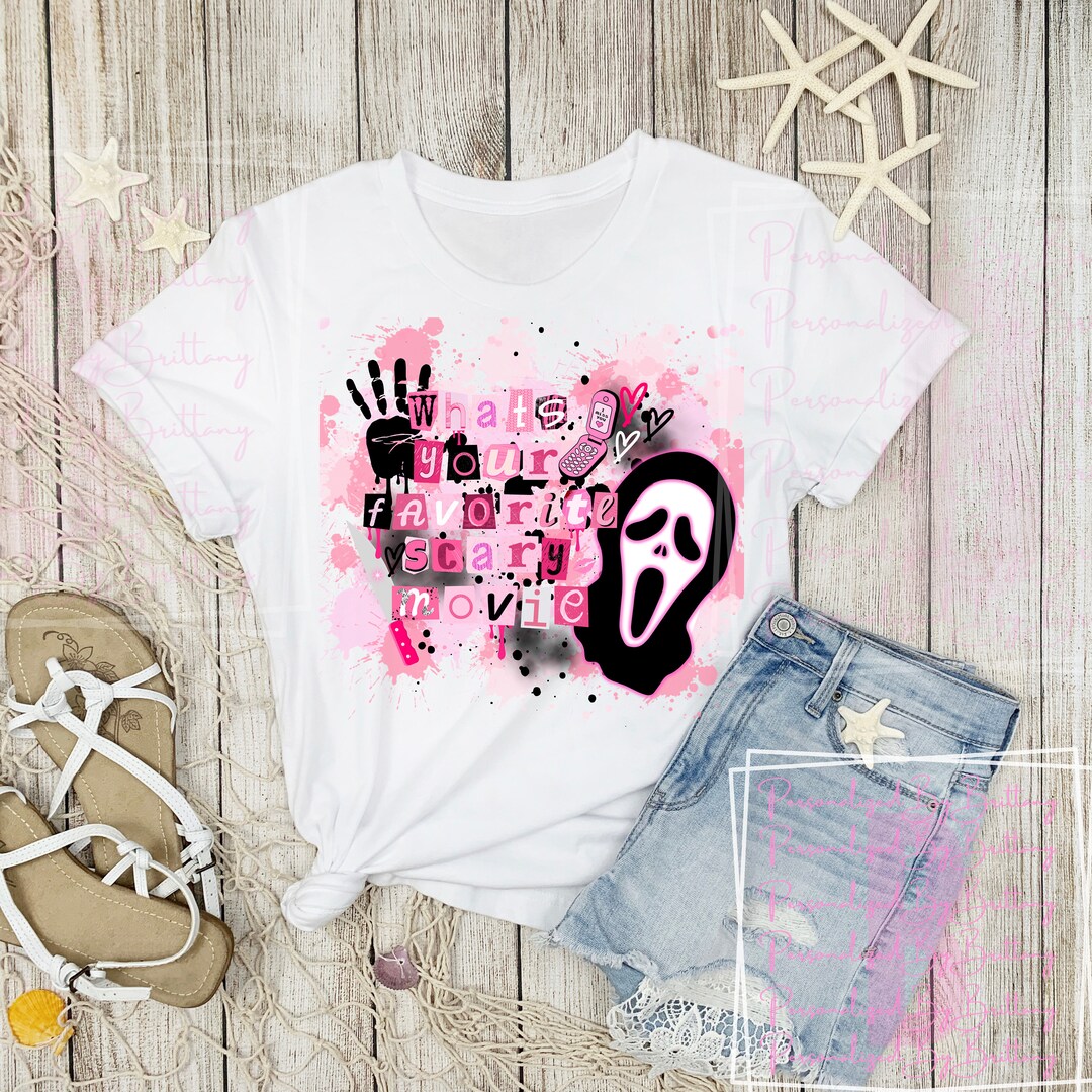 Cute Halloween Sublimation Pink Ghostface. PNG Used for Sublimation - Etsy