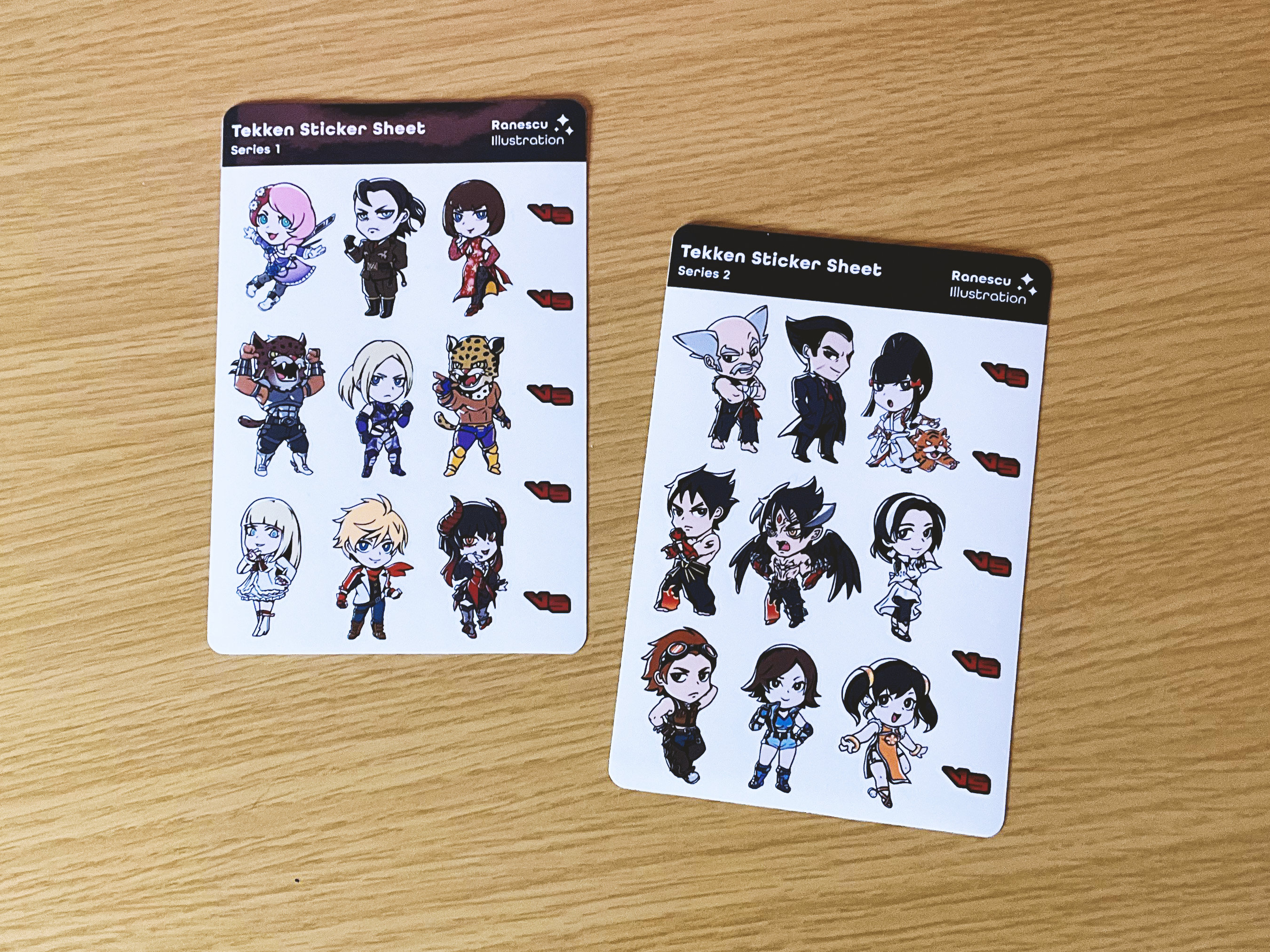 Tekken Sticker Sheets - Etsy