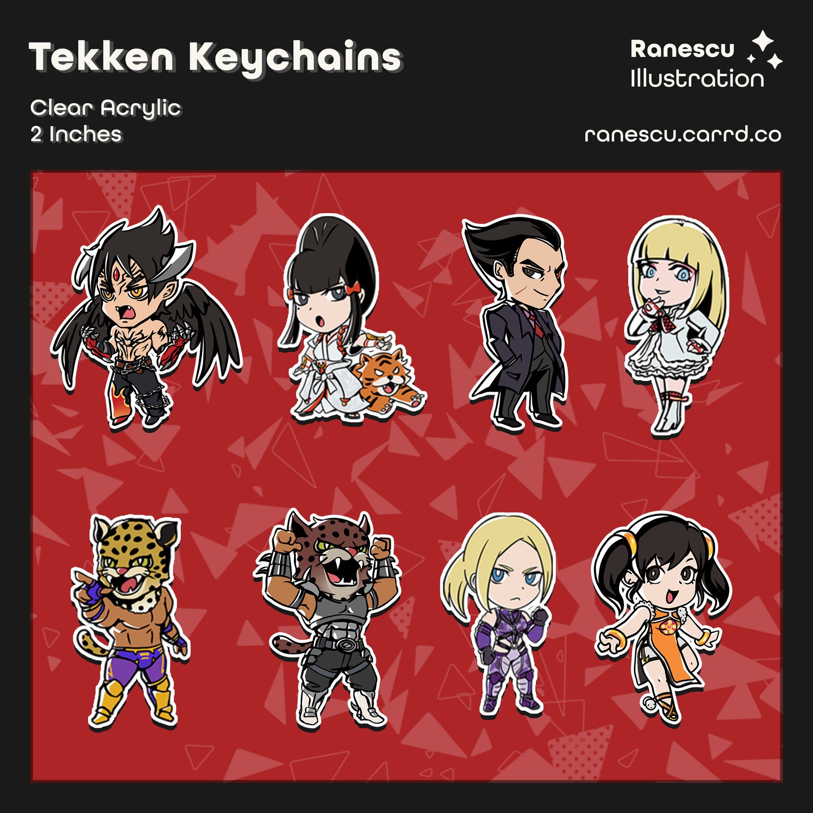 Tekken Keychains - Etsy