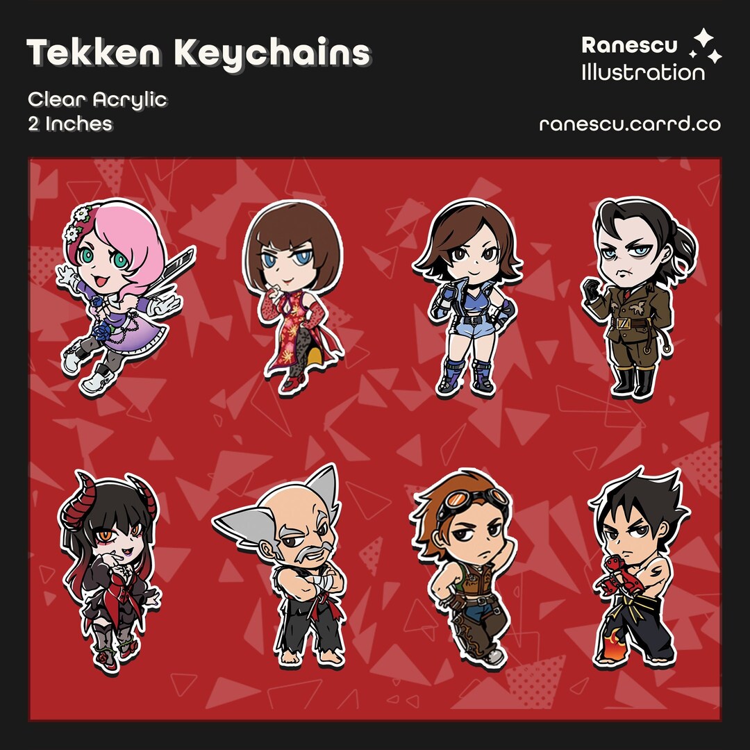 Tekken Keychains - Etsy
