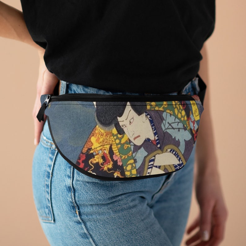 Japanese Kabuki Ninja Samurai Fanny Pack Asian Fanny Pack - Etsy