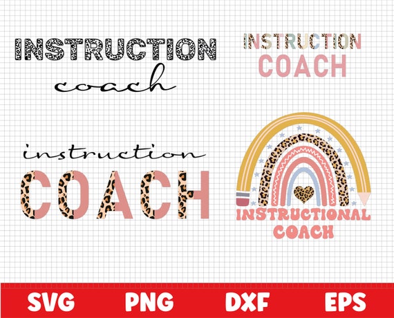 Instructional Coach Svg Bundle Back to School Svg Teacher - Etsy