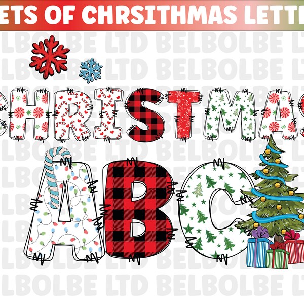 Christmas Font - Etsy