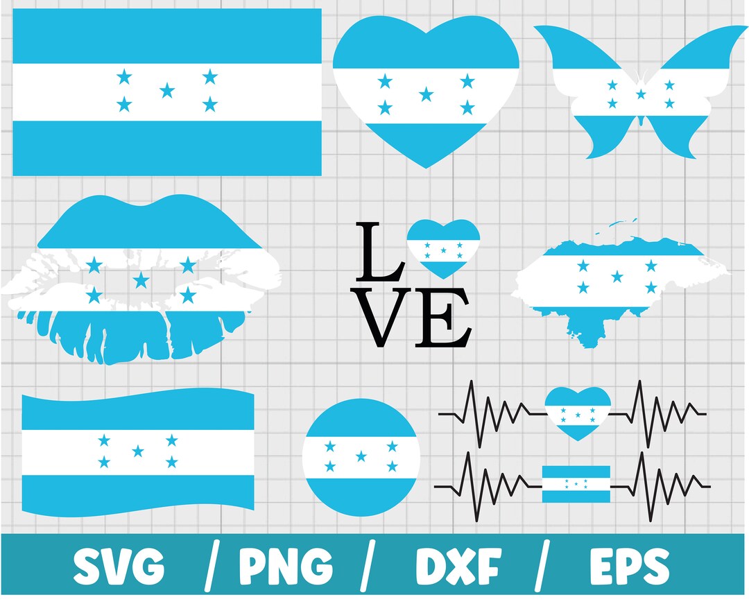 Honduras SVG Bundle Honduras Flag Svg Catracho Svg Instant - Etsy Canada
