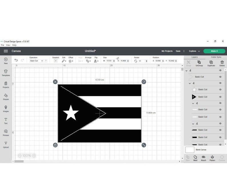 Puerto Rico Svg Flag Latina Svg For Cricut Instant Download Etsy