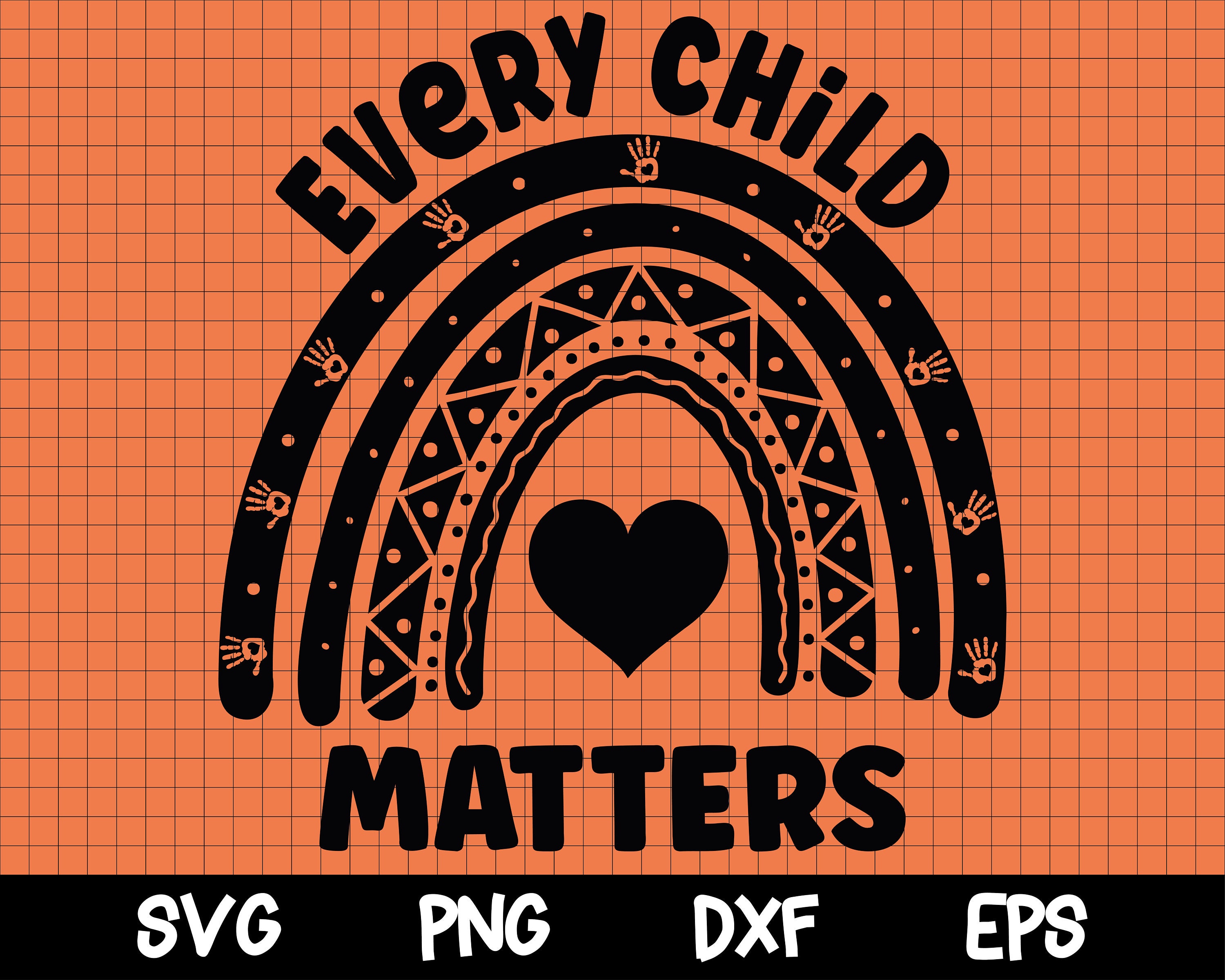 Every Child Matters SVG Orange Shirt Day Children School - Etsy Australia