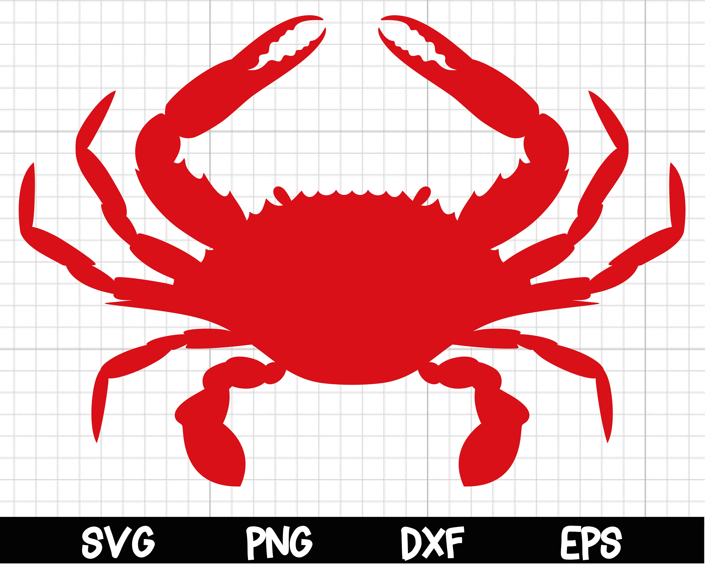 Crab Svg Crab Clipart Sea Animals Clip Art Ocean Svg - Etsy Australia