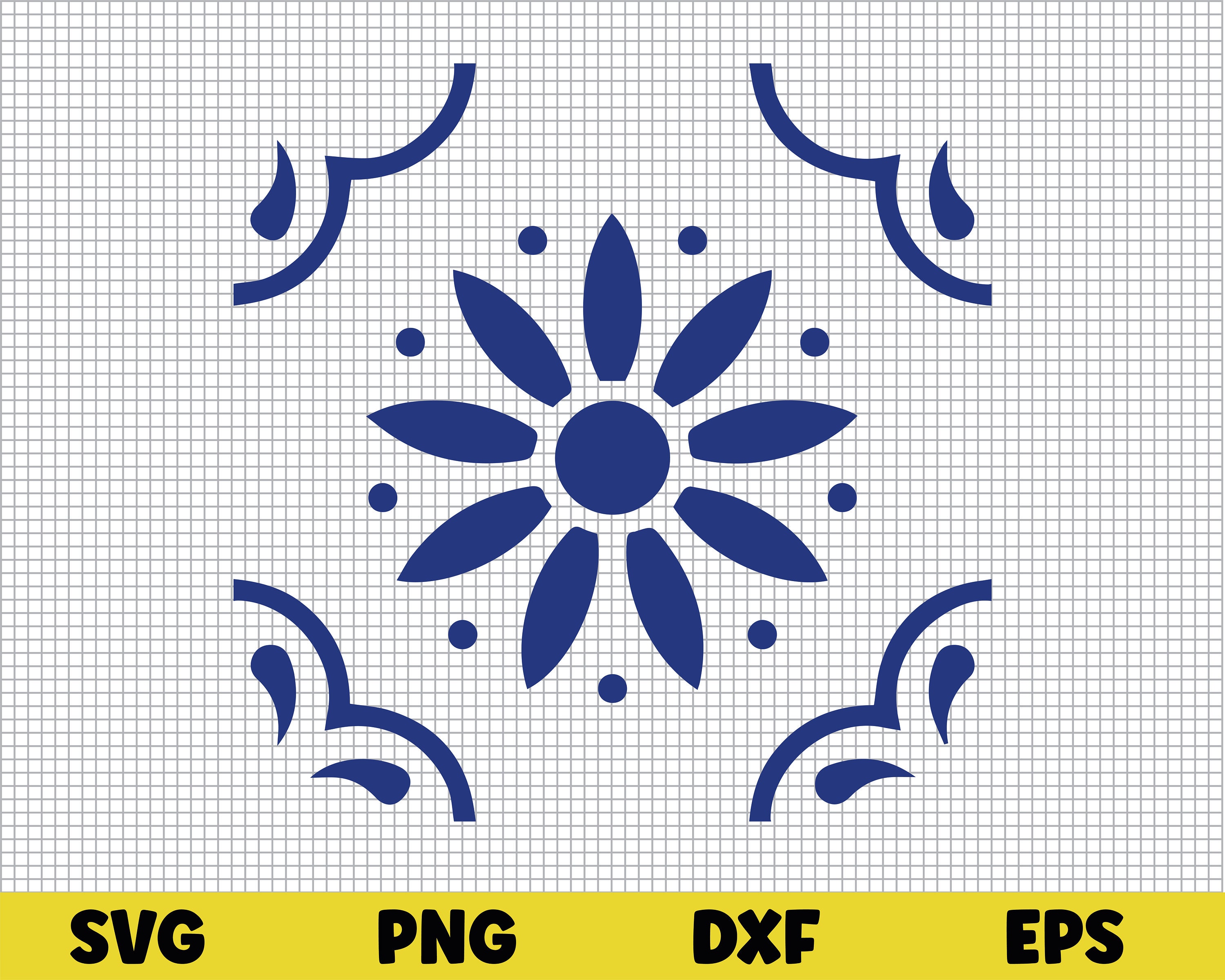 Talavera svg México svg México Flor Talavera Bundle México - Etsy México