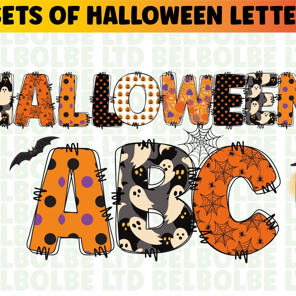 Doodle Letters - Etsy