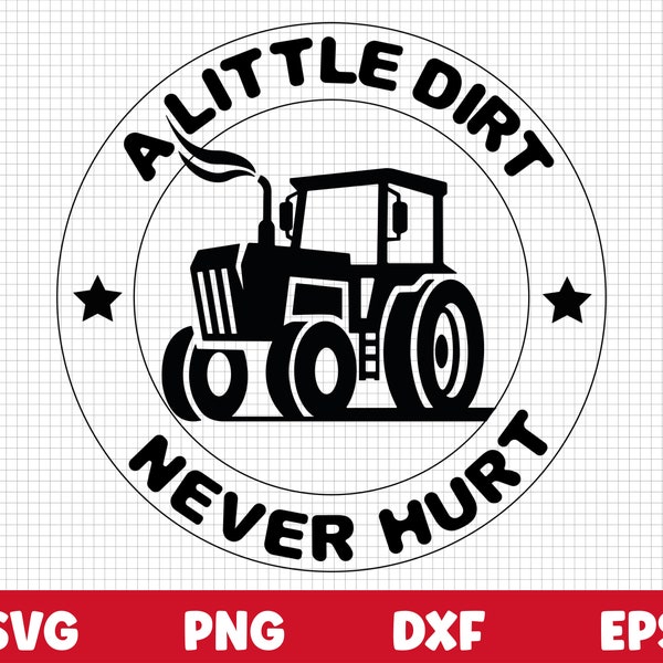 Dirt Never Hurt Svg - Etsy