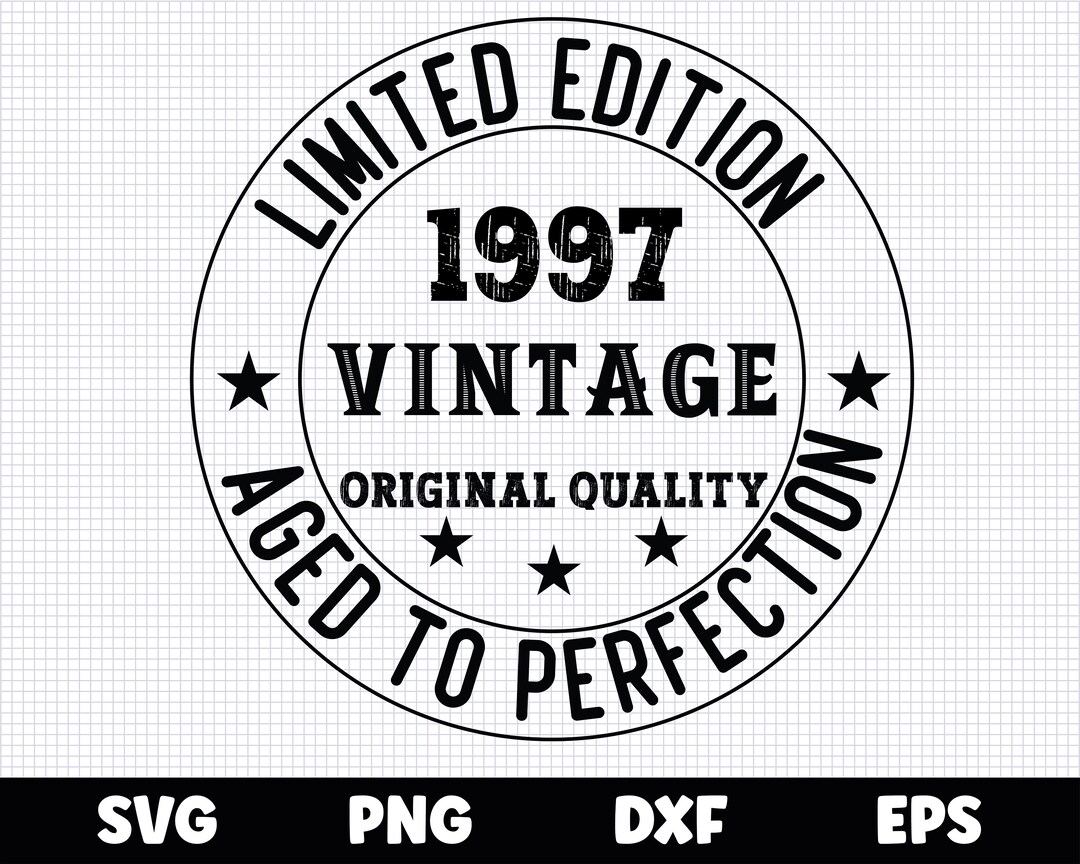 Svg de 26º aniversário, Svg envelhecido até a perfeição, SVG vintage de ...