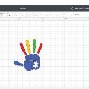 Autism Svg, Handprint Puzzle Svg, Autism Awareness Sublimate Designs ...