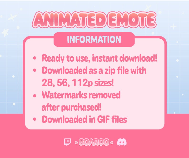 Cute Animated Boba Emote Twitch, Discord, Youtube - Etsy