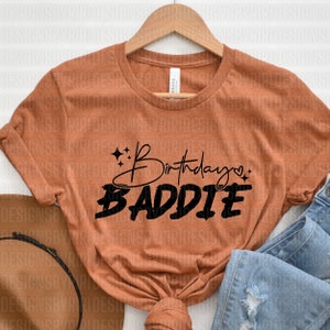Birthday Baddie SVG, Birthday Vibes, Birthday Queen, Birthday Squad ...