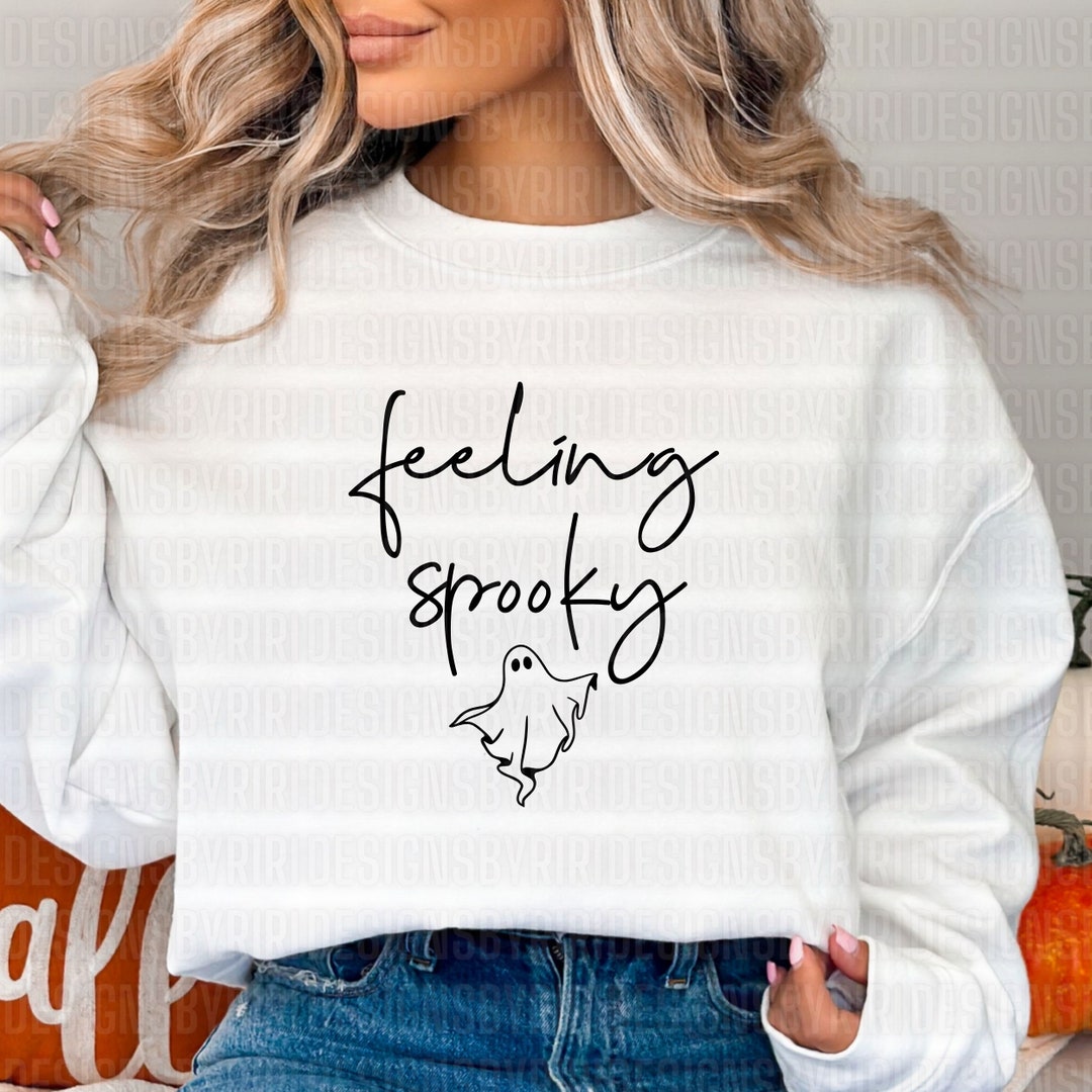 Happy Halloween Svg, Feeling Spooky SVG PNG, Halloween Shirt Svg, Fall ...