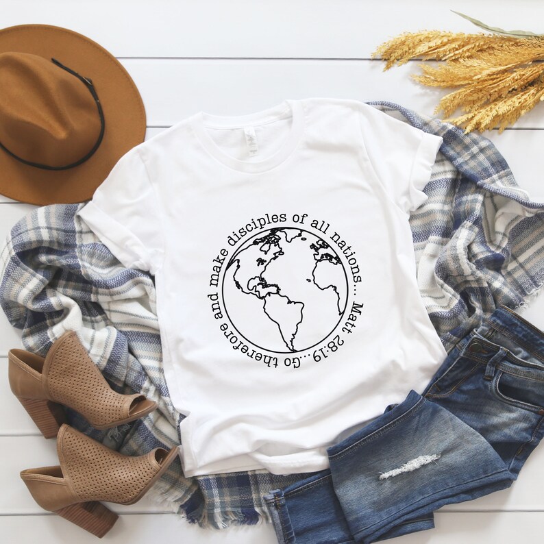 Go Make Disciples SVG, Christian Svg, Scripture Png, Inspirational ...