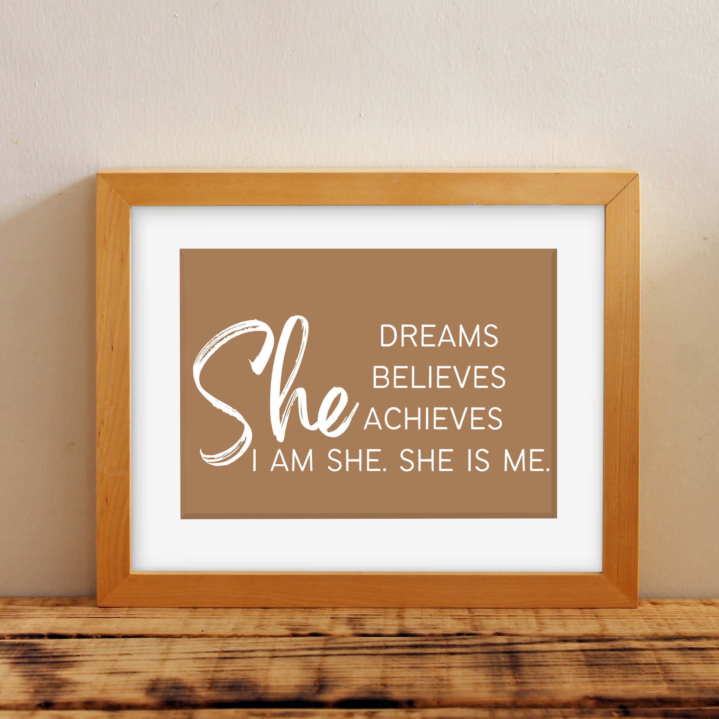 I Am She SVG PNG PDF She Dreams Inspires Motivates Svg She - Etsy