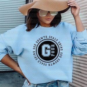 G4 Circle SVG, God Goals Grind Growth SVG, Small Business, Christian ...