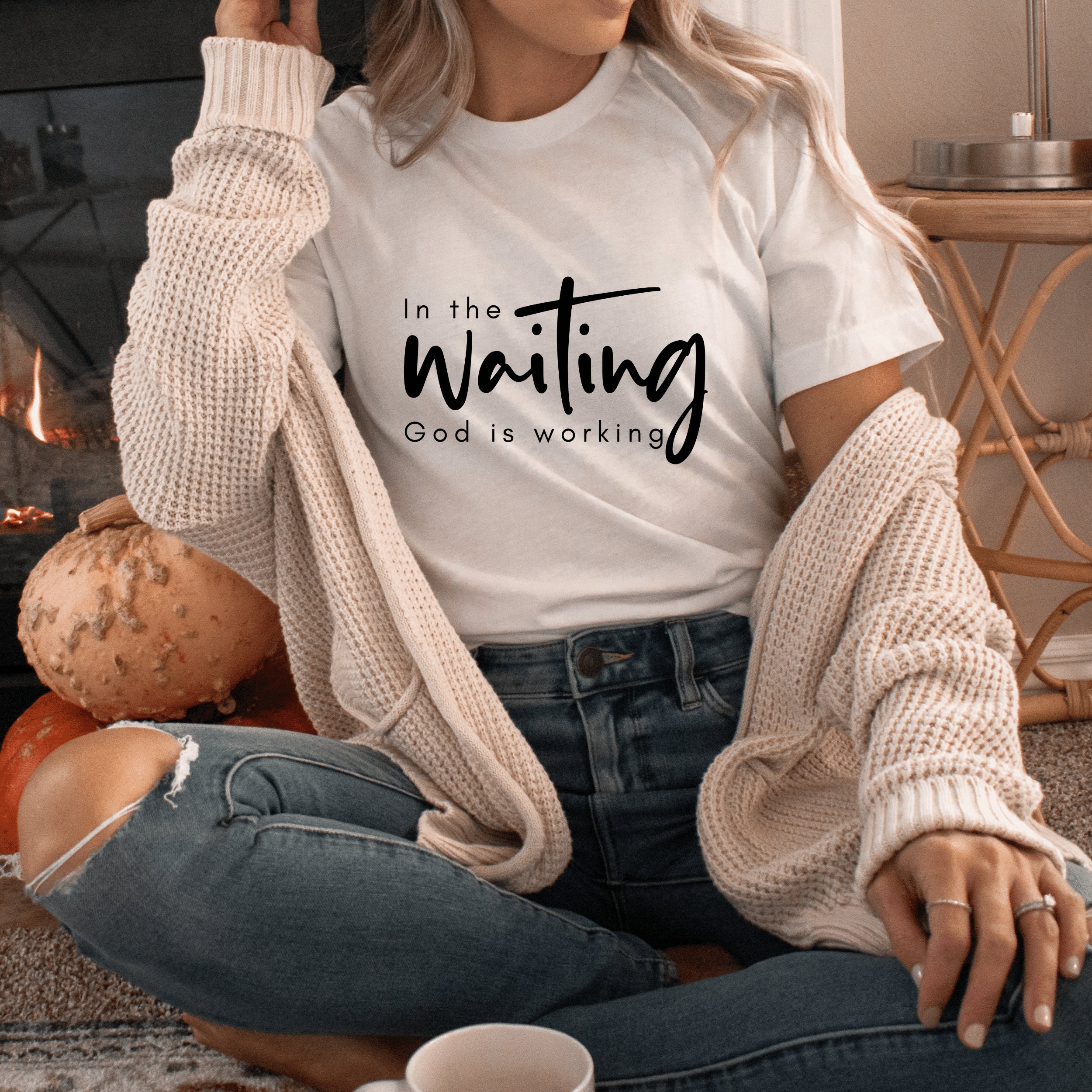 In the Waiting SVG Png Pdf Inspirational Quotes God is - Etsy