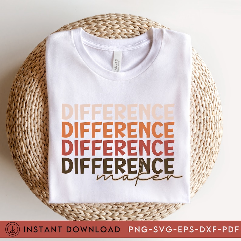 Difference Maker SVG, Teaching, Svg, Back to School Svg, School Svg ...