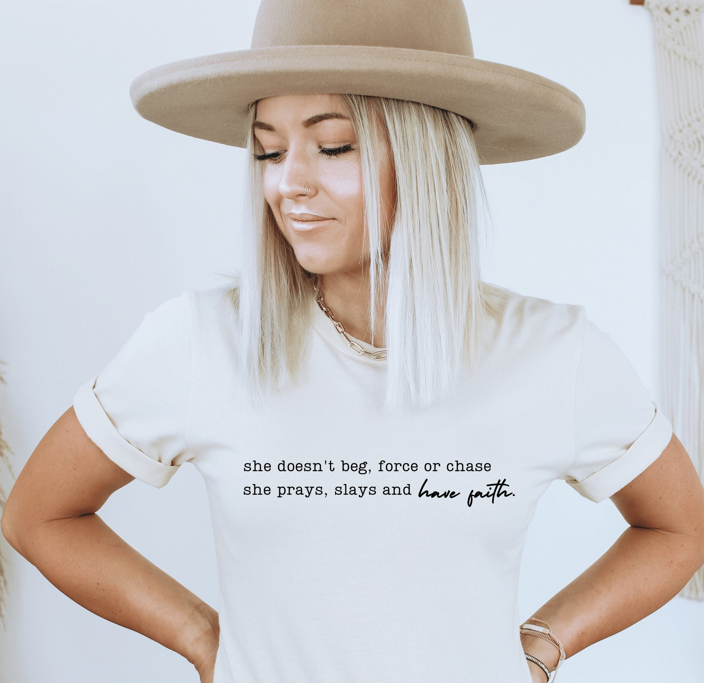 Have Faith Svg She Doesnt Beg Force Chase Svg I Am She - Etsy