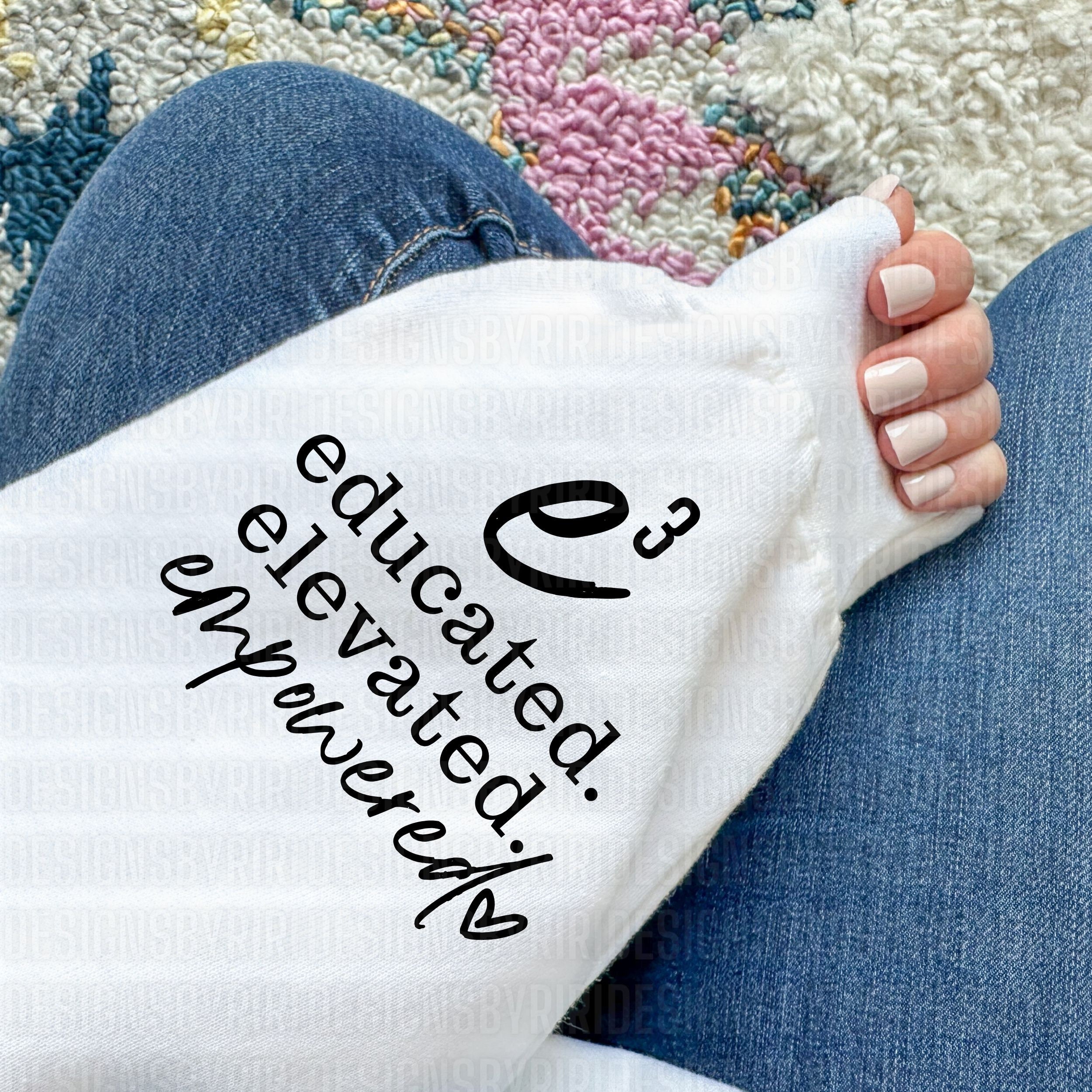 Educated Elevated Empowered SVG, Women Empowerment, Strong Woman Svg ...