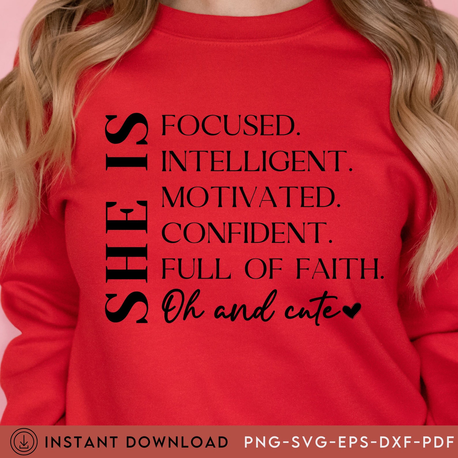 Woman Affirmation Svg, She is Svg, I Am She Svg, She is Me Svg, She is ...