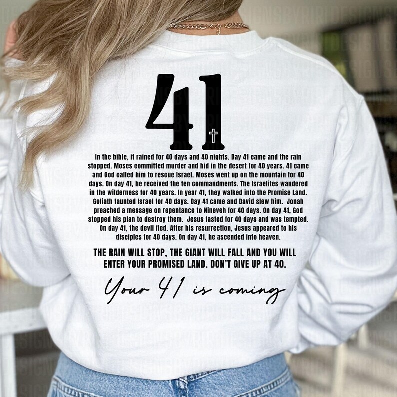 Your 41 is Coming Png, Jesus Svg, Bible Svg, Christian SVG Digital ...
