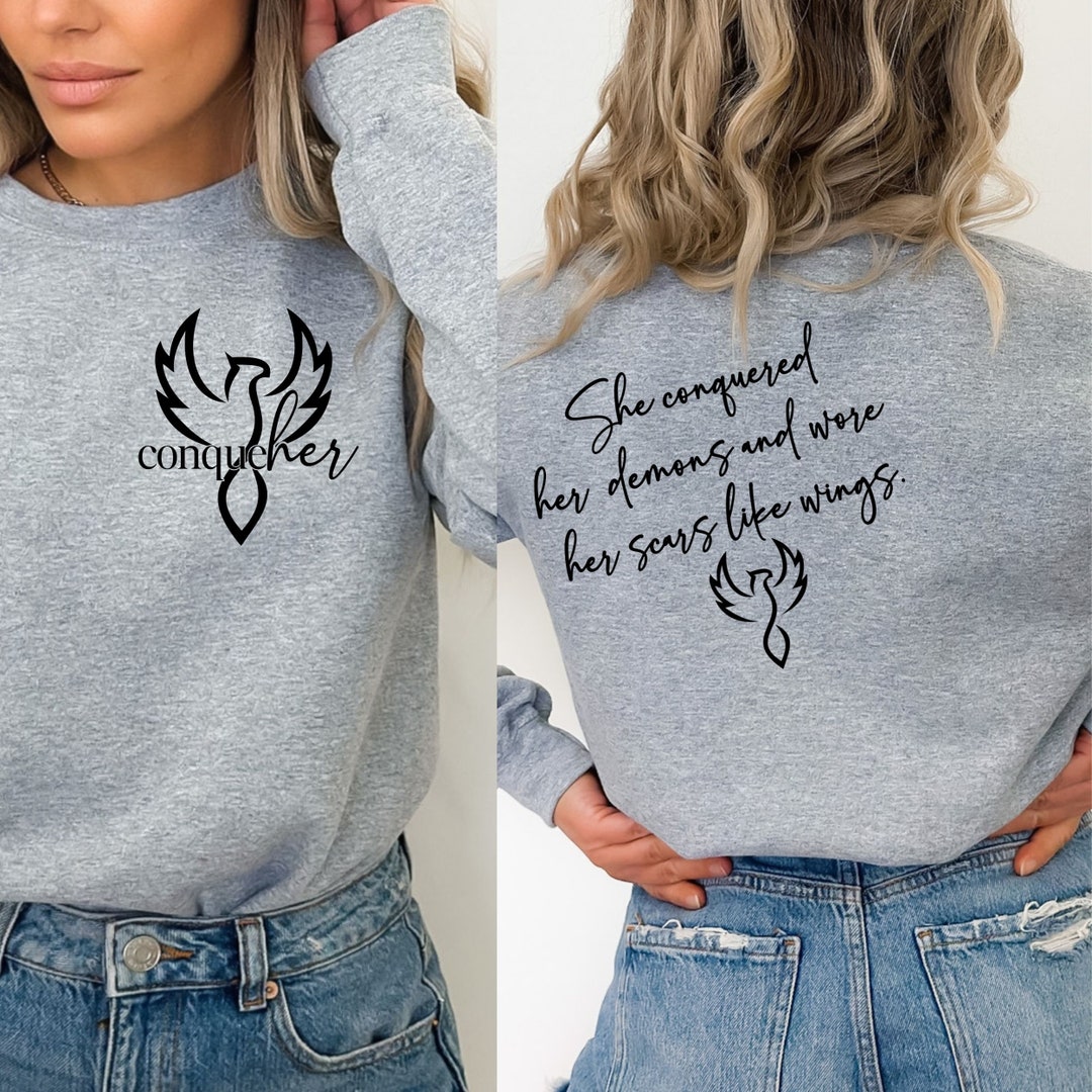 Women Empowerment Svg, She Conquered Her Demons Svg, She Over Came ...