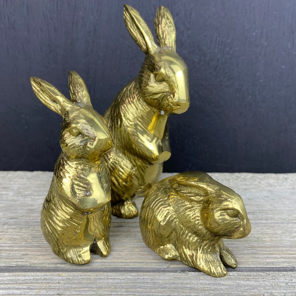 Brass Rabbit - Etsy
