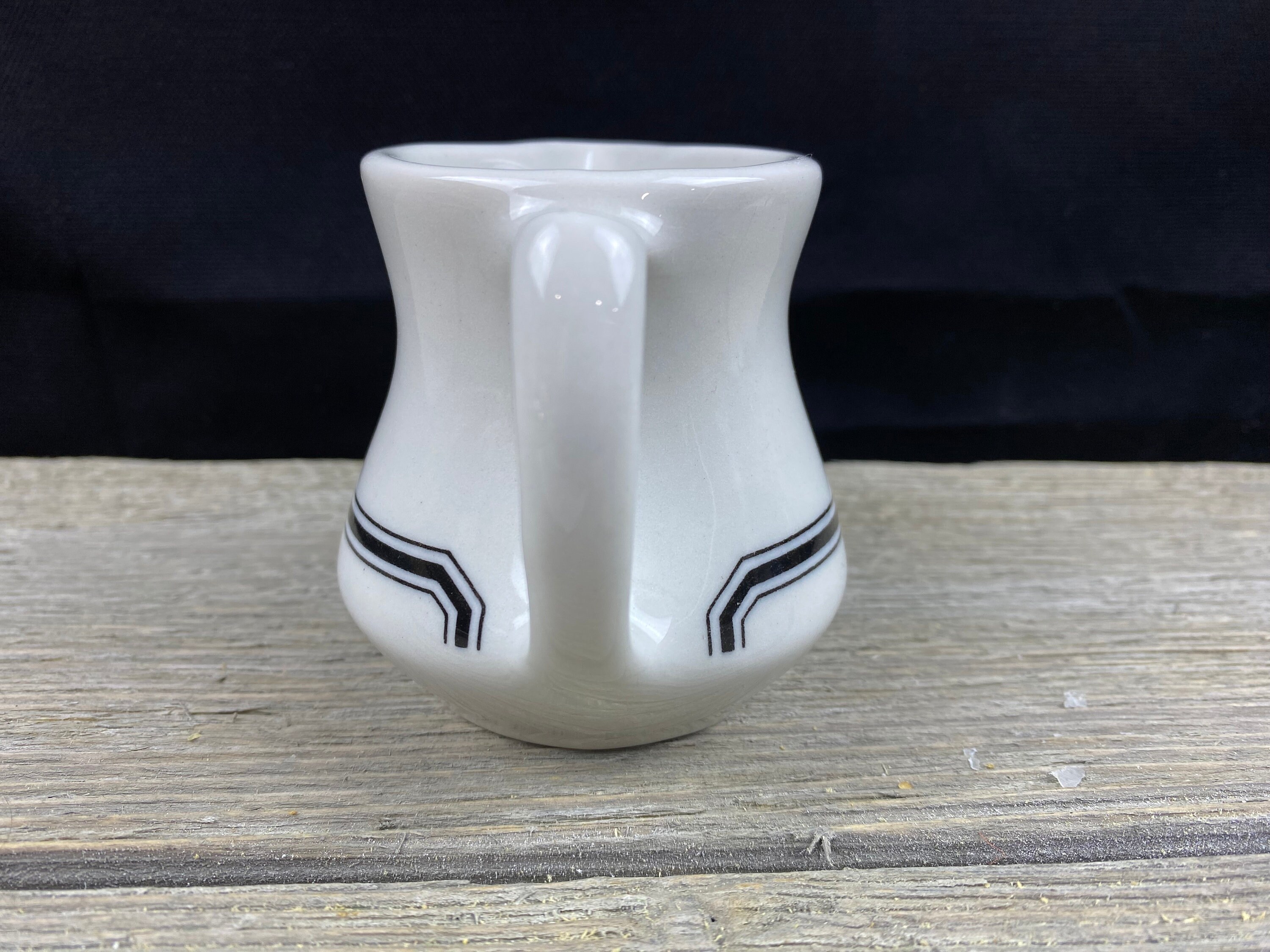 Vintage Shenango China Anchor Hocking Creamer Individual Syrup Pitcher ...