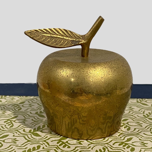 Brass Apple Bell - Etsy
