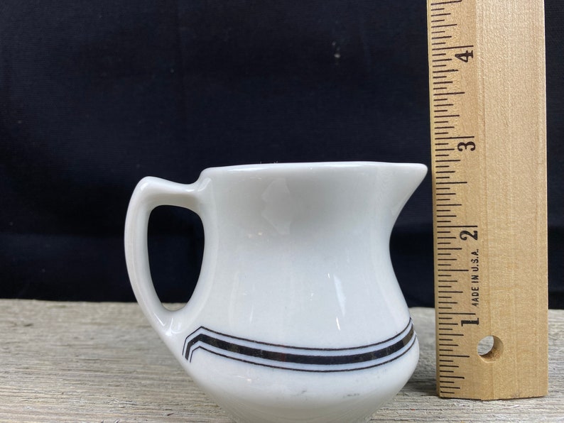Vintage Shenango China Anchor Hocking Creamer Individual Syrup Pitcher ...