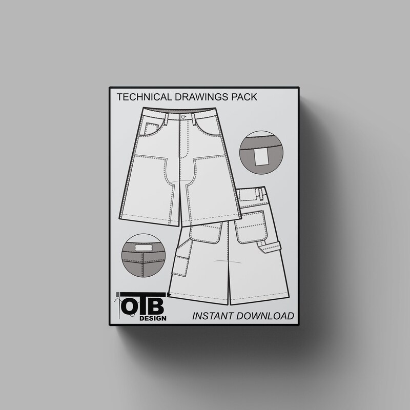 Jorts Mockup - Etsy