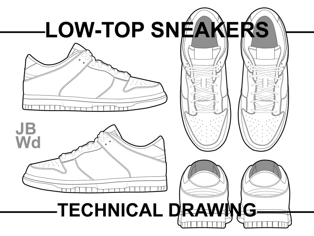 Dunk Sketch And Exploration Nike Drawing At | Explore Collection Of ...