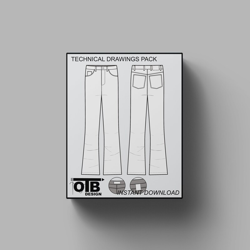 Stacked Pants Men - Etsy