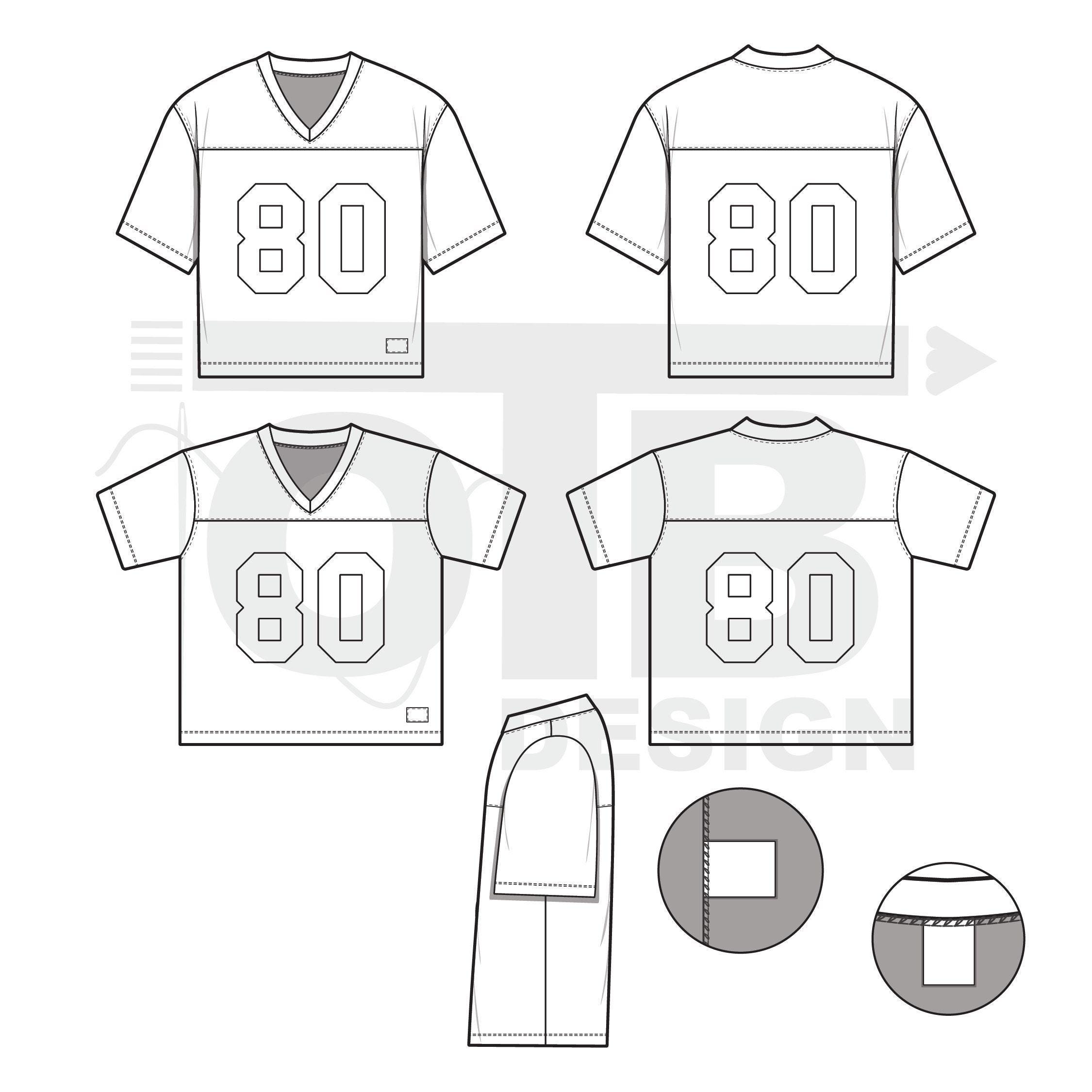 Button Varsity Jacket Vector Flat Technical Drawing Illustration Blank ...