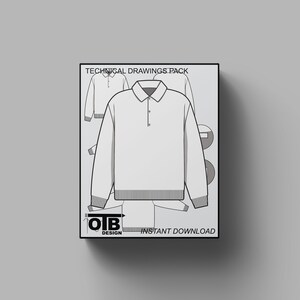 Streetwear Clothing Vector Mockup Pack Techpack 188 Open Arm Mockups ...