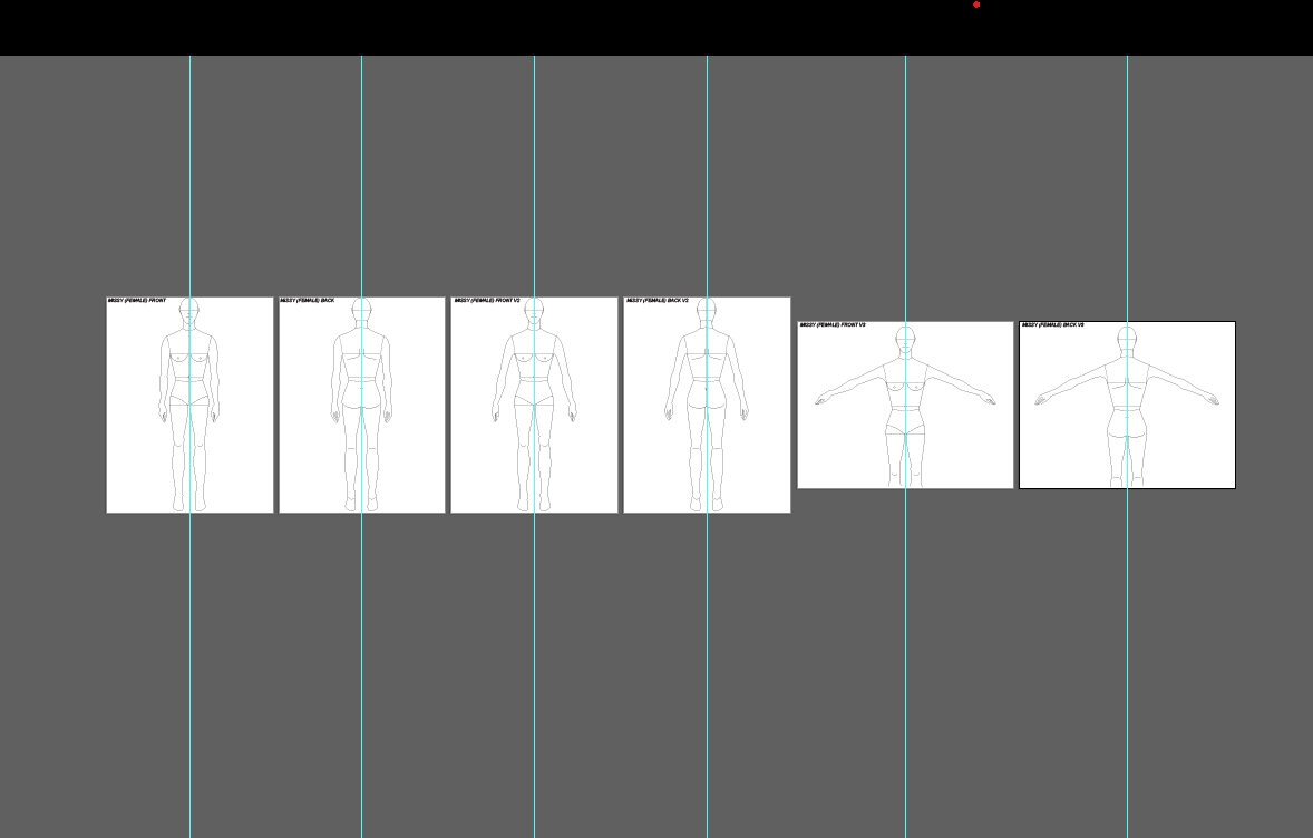 OTB Missy Croquis Vector Fashion Figure Adult Female Woman for Fashion ...