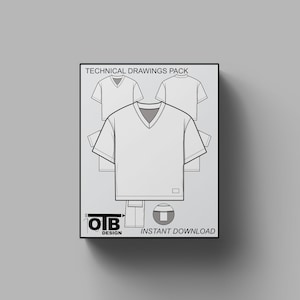 Football Soccer Jersey Kit Vector Flat Technical Drawing Illustration ...
