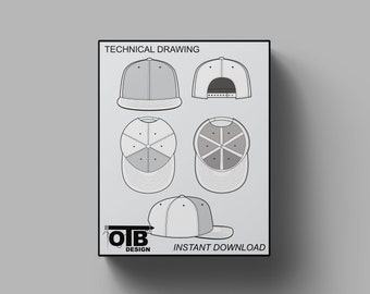 Baseball Cap Tech Pack Fashion - Etsy