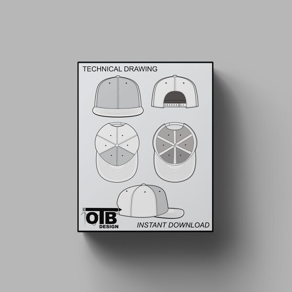 Hat Box Template - Etsy
