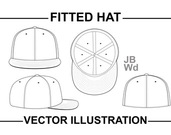 Fitted Cap Mockup - Etsy UK