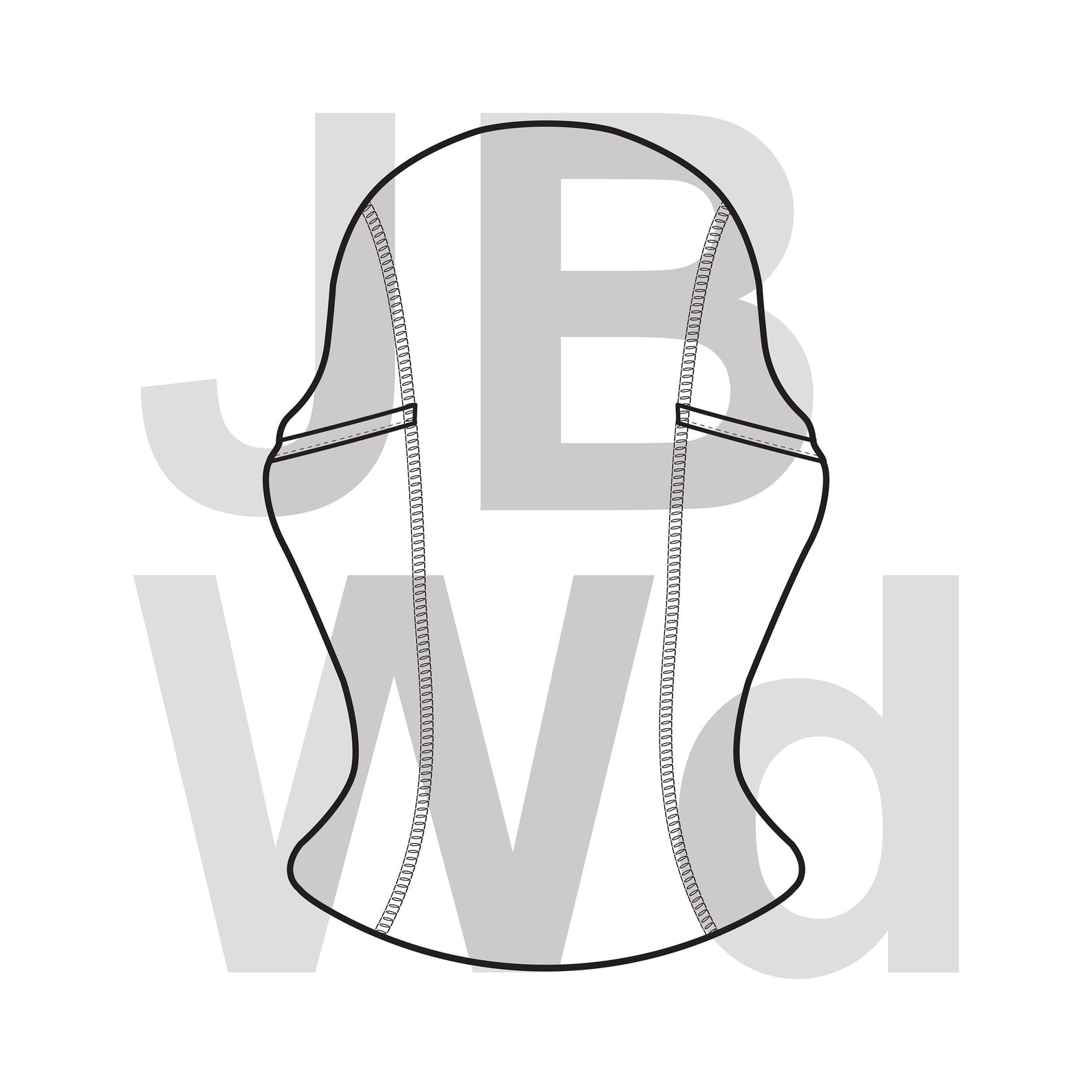 Compression Ski Mask Balaclava Shiesty Technical Drawing Illustration ...